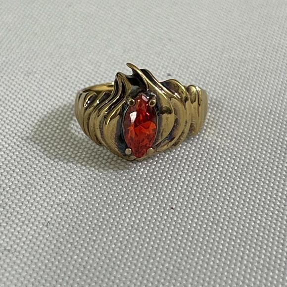Jewelry | Vintage Utc Orange Marquis Ring | Poshmark
